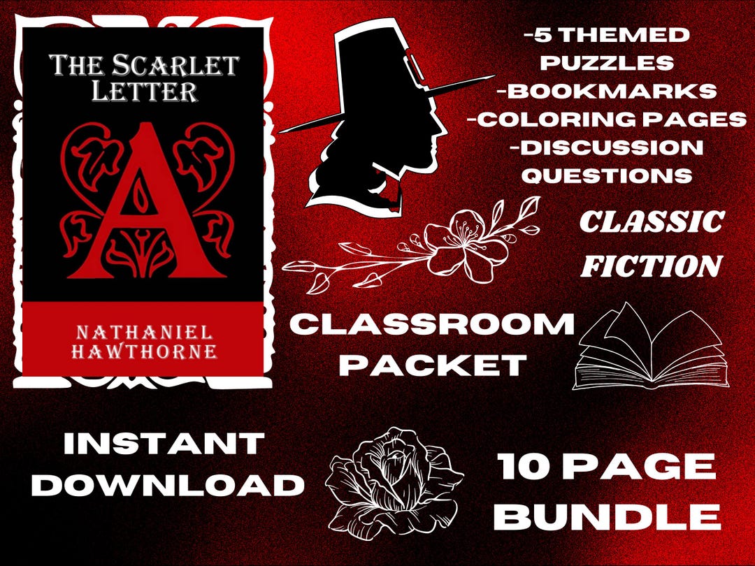 The Scarlet Letter Classroom Packet: "the Scarlet Letter" by Nathaniel ...