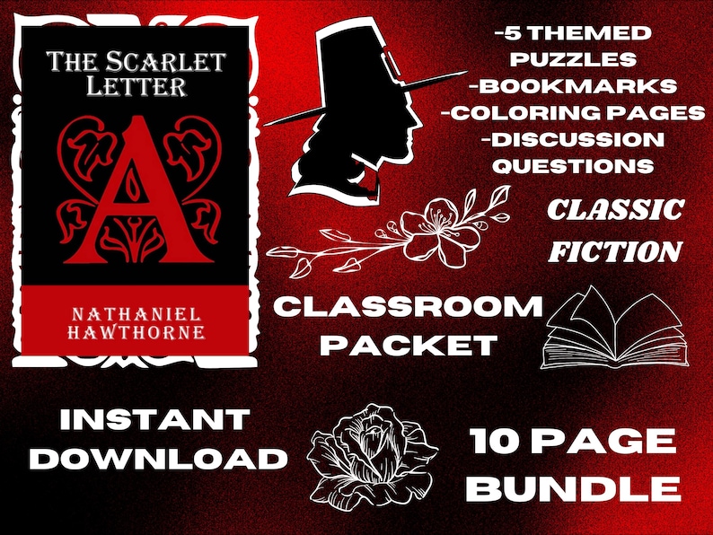 The Scarlet Letter Classroom Packet: "the Scarlet Letter" by Nathaniel ...