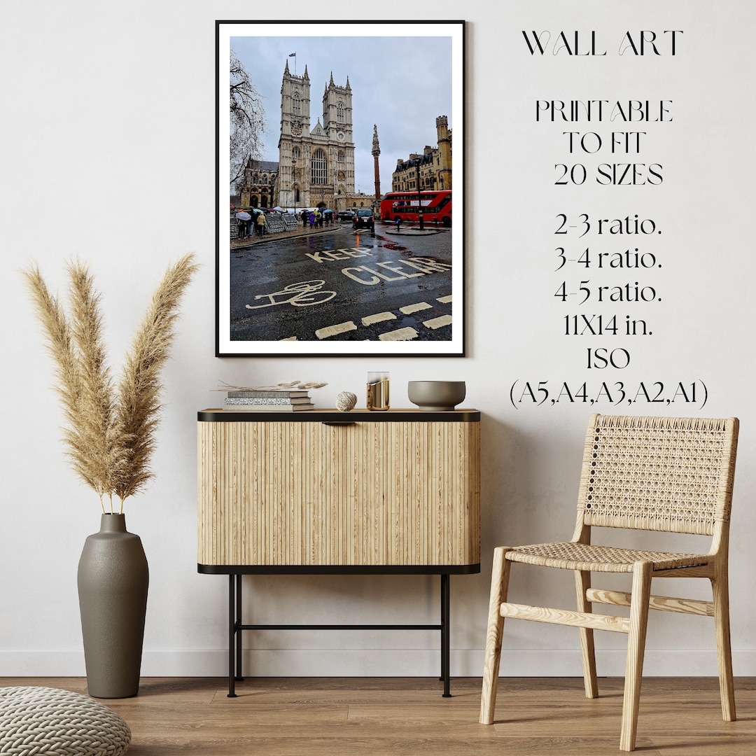 Westminster Abbey Poster | London Poster | Reizen | Wand Decor | Wall ...
