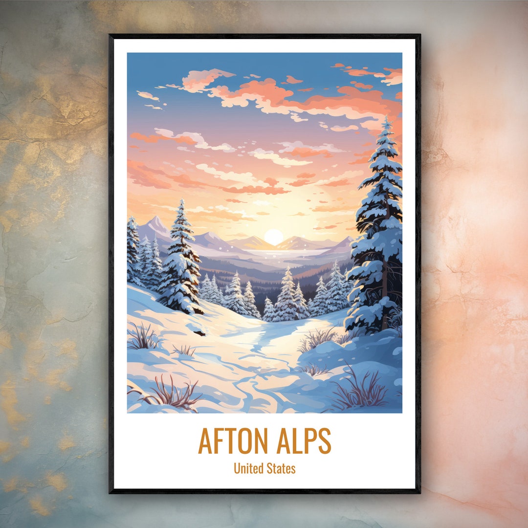 Afton Alps Poster Afton Alps Print Afton Alps Decor United - Etsy