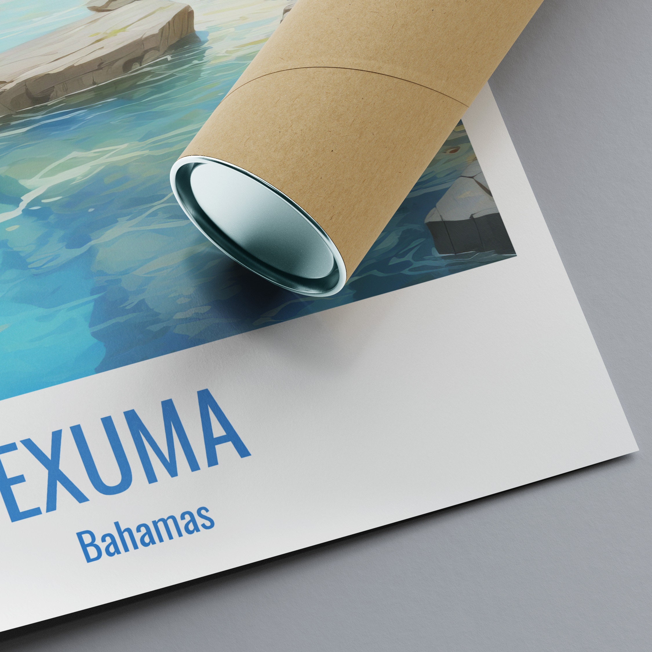 Exuma Travel Print Poster Exuma Gift Vertical Adventure Wall Art Exuma ...