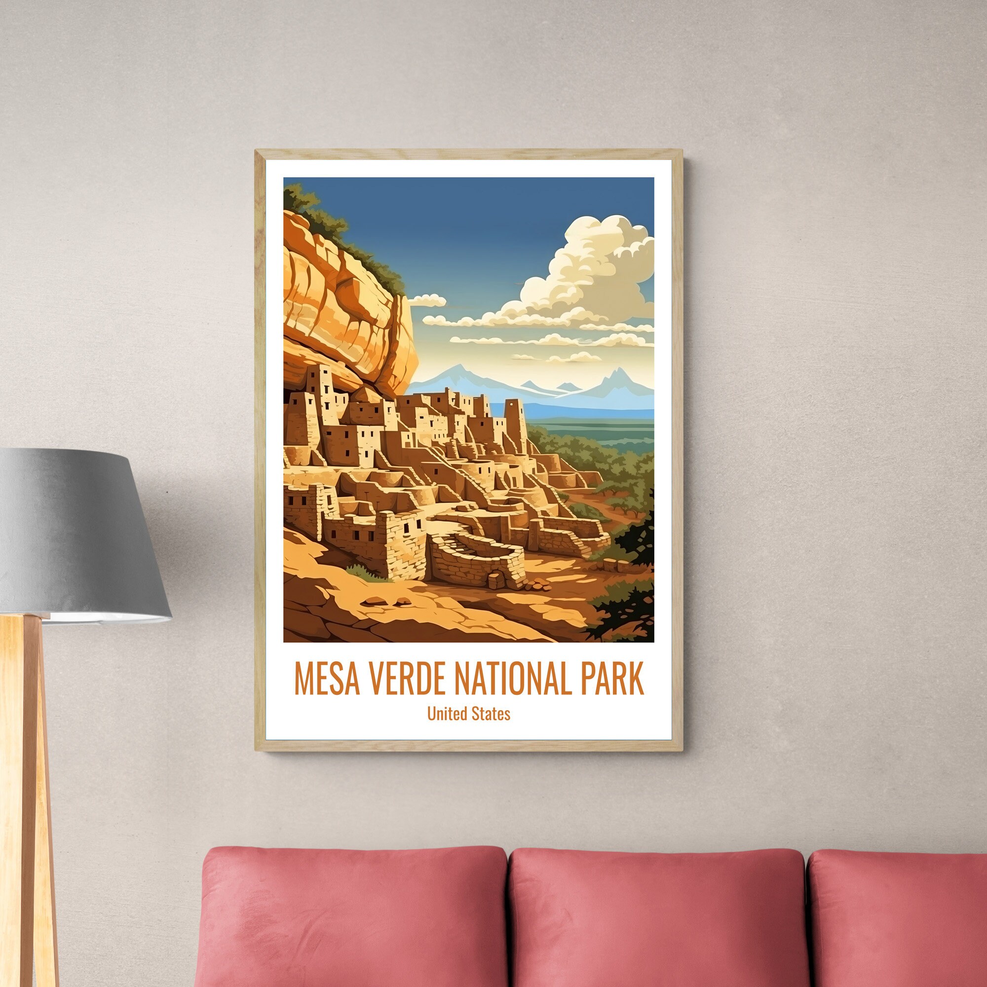 Mesa Verde National Park Poster Mesa Verde National Park - Etsy