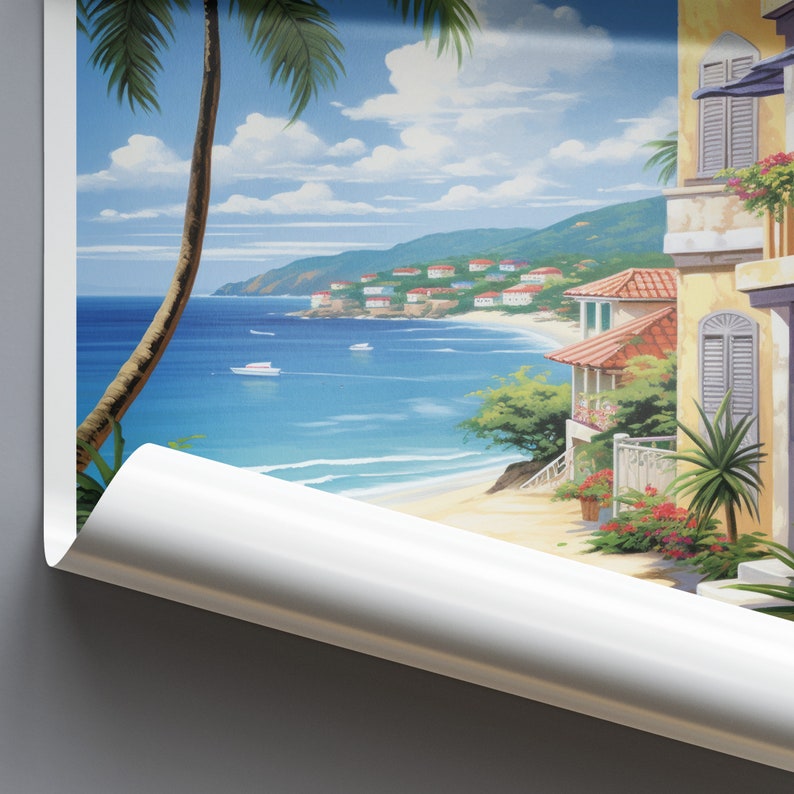 Saint Croix Travel Print Poster Saint Croix Gift Vertical Adventure ...