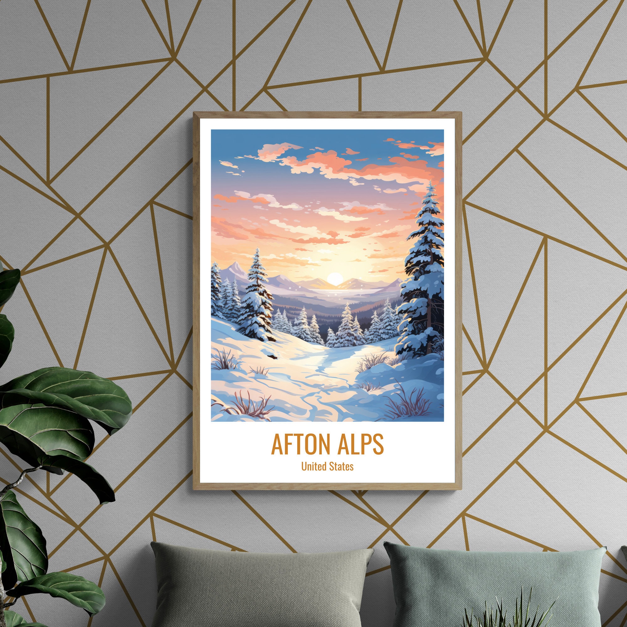 Afton Alps Poster Afton Alps Print Afton Alps Decor United - Etsy