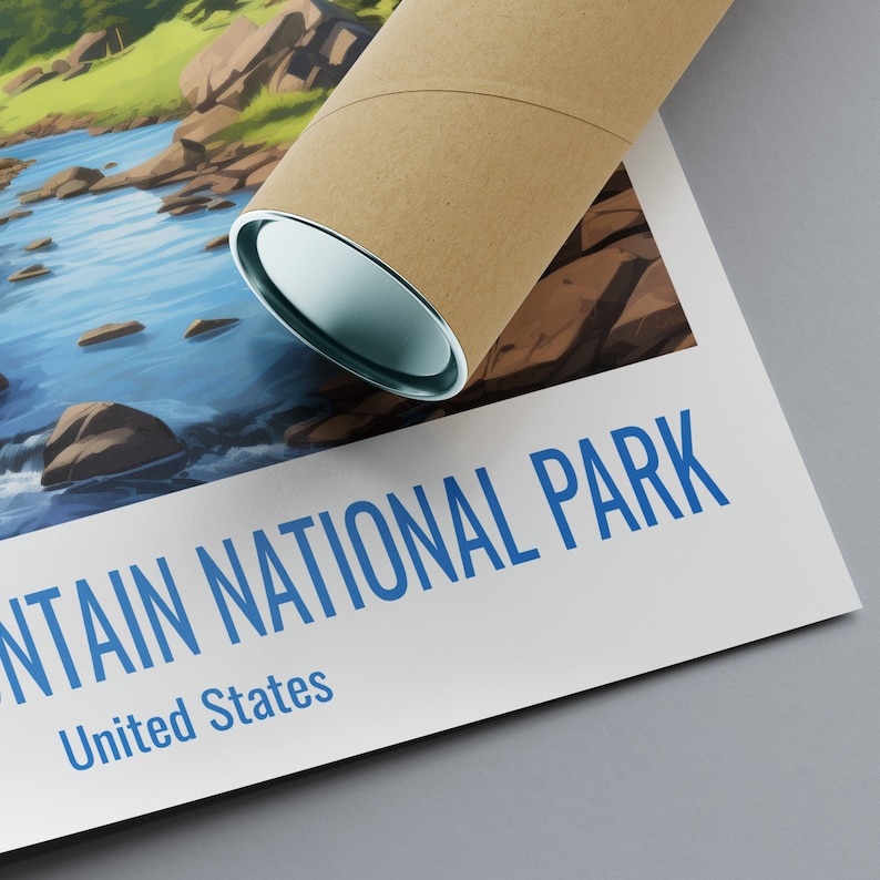 Rocky Mountain National Park Poster | RMNP Colorado Wall Art | Mountain ...