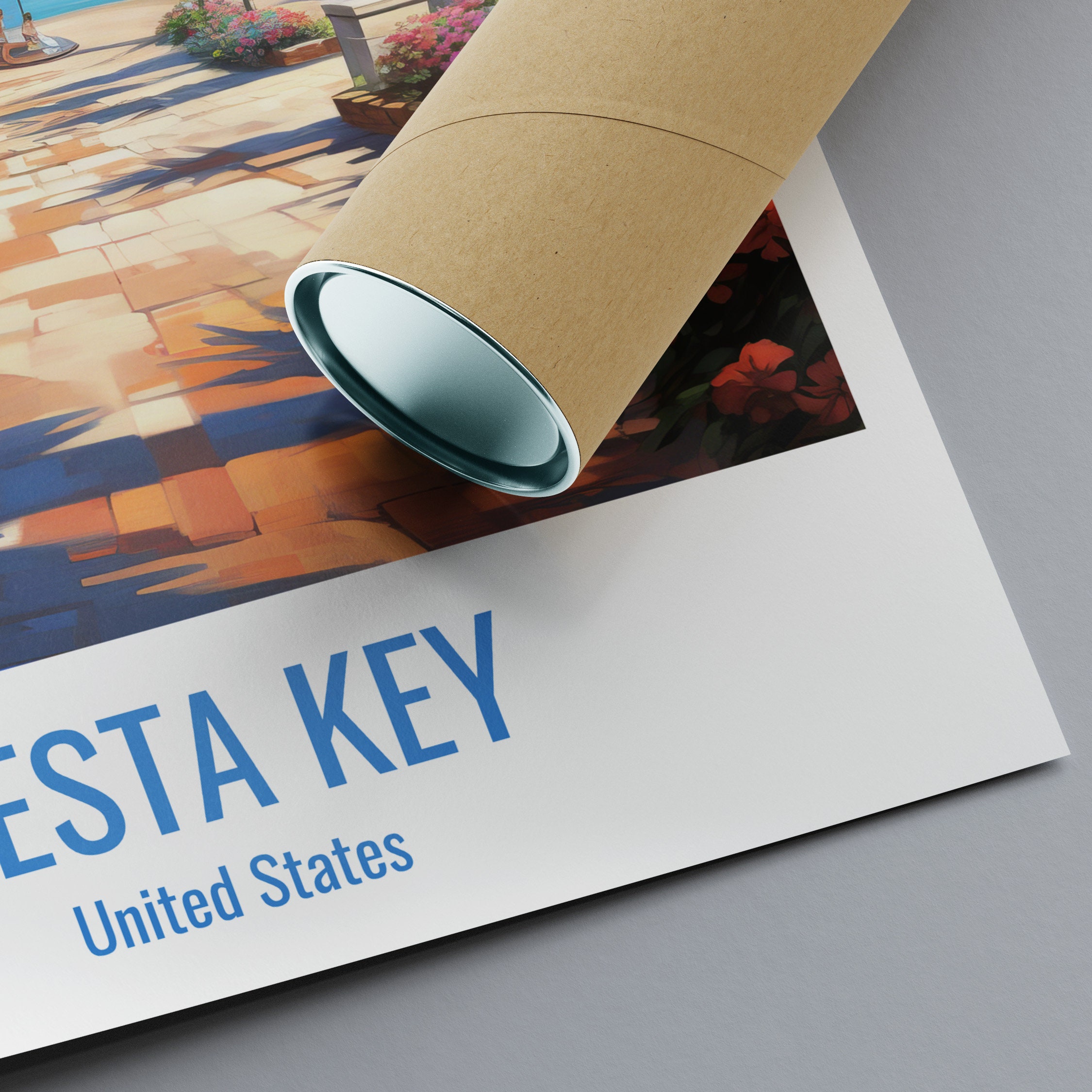 Fiesta Key Travel Print Poster Fiesta Key Gift Vertical - Etsy