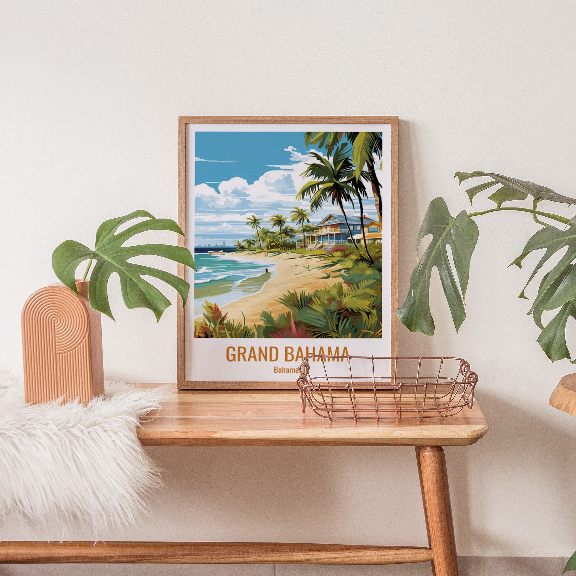 Grand Bahama Poster Grand Bahama Wall Art Grand Bahama Home - Etsy