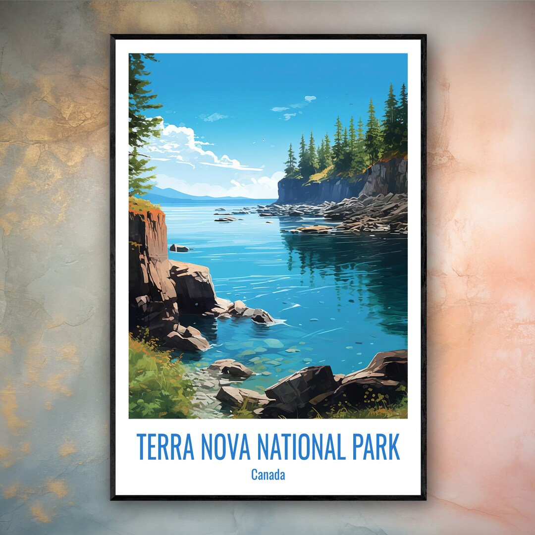 Terra Nova National Park Poster Terra Nova National Park - Etsy