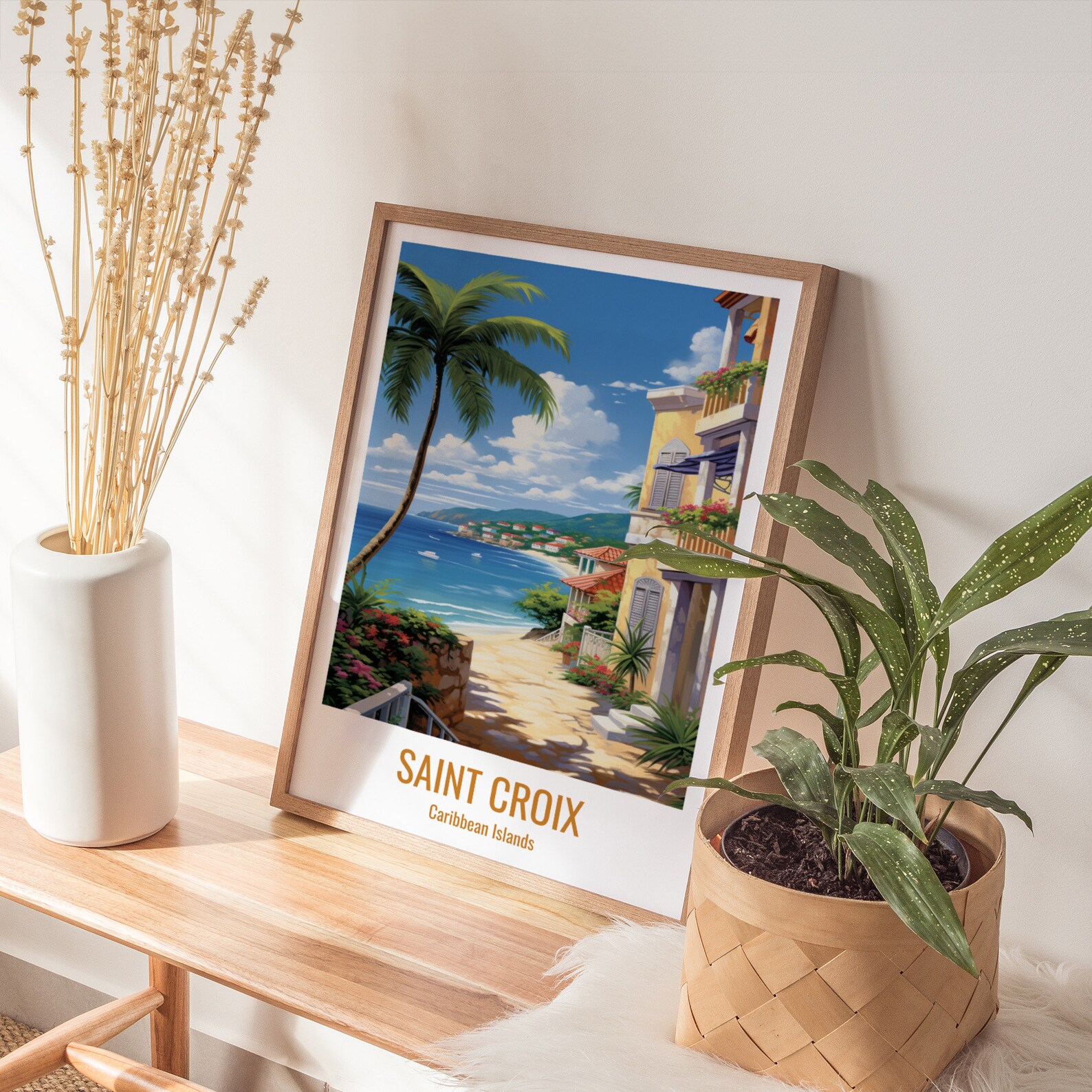 Saint Croix Travel Print Poster Saint Croix Gift Vertical Adventure ...