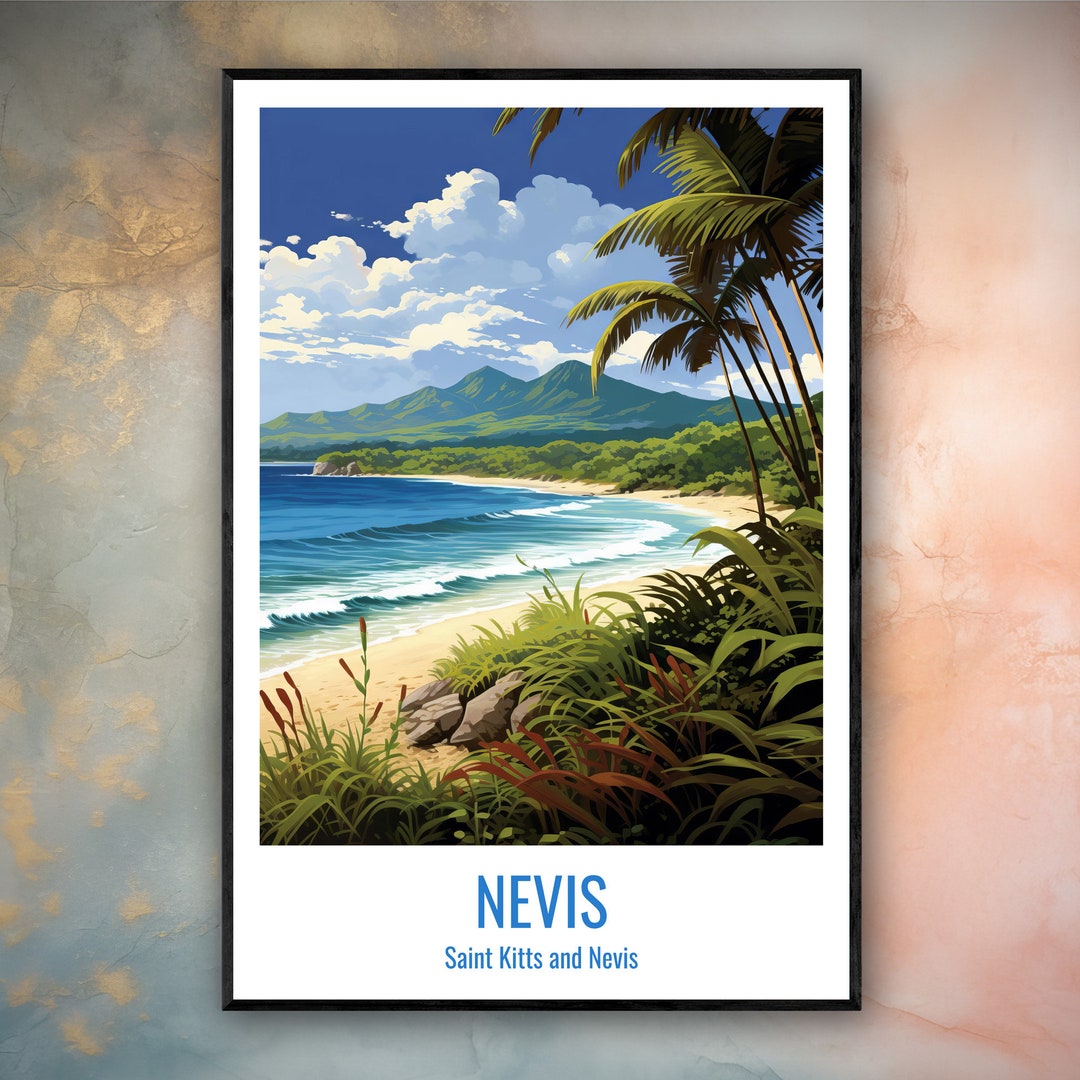 Nevis Poster Nevis Wall Art Nevis Home Decor Nevis Print - Etsy