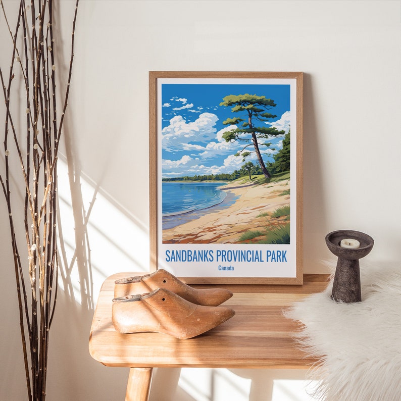 Sandbanks Provincial Park Travel Print Poster Sandbanks Provincial Park ...