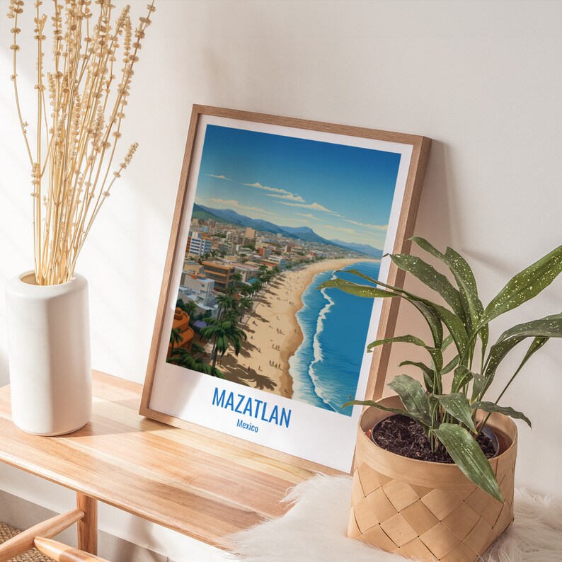 Mazatlan Mexico Poster | Mazatlan Wall Art | Mazatlan Travel Print ...