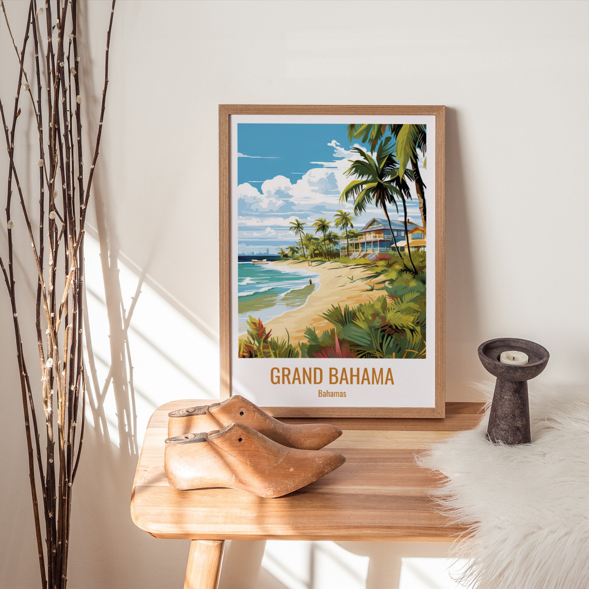 Grand Bahama Poster Grand Bahama Wall Art Grand Bahama Home - Etsy