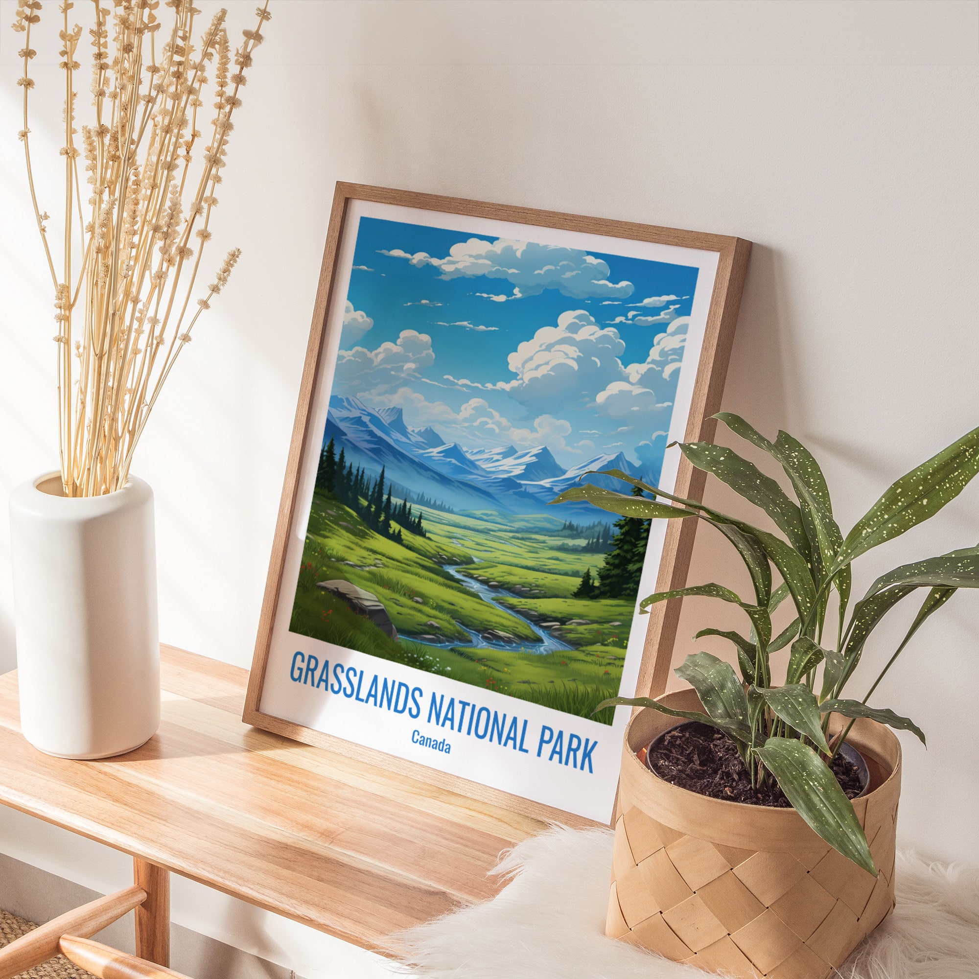 Grasslands National Park Travel Print Poster Grasslands Gift - Etsy
