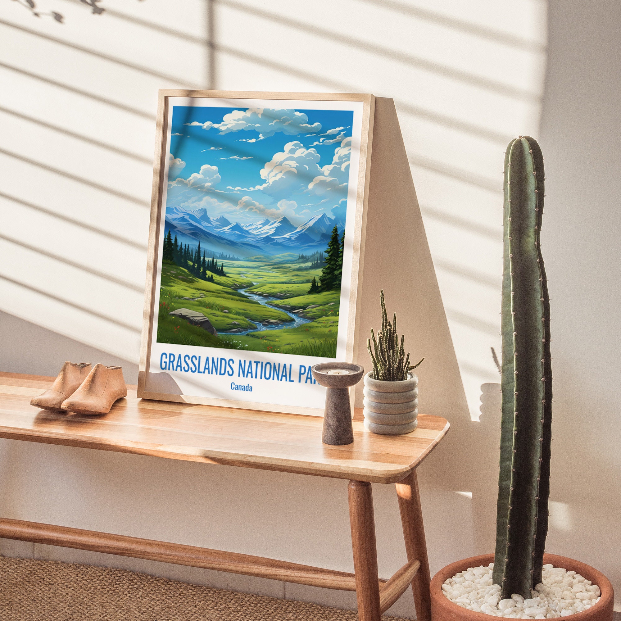 Grasslands National Park Travel Print Poster Grasslands Gift - Etsy