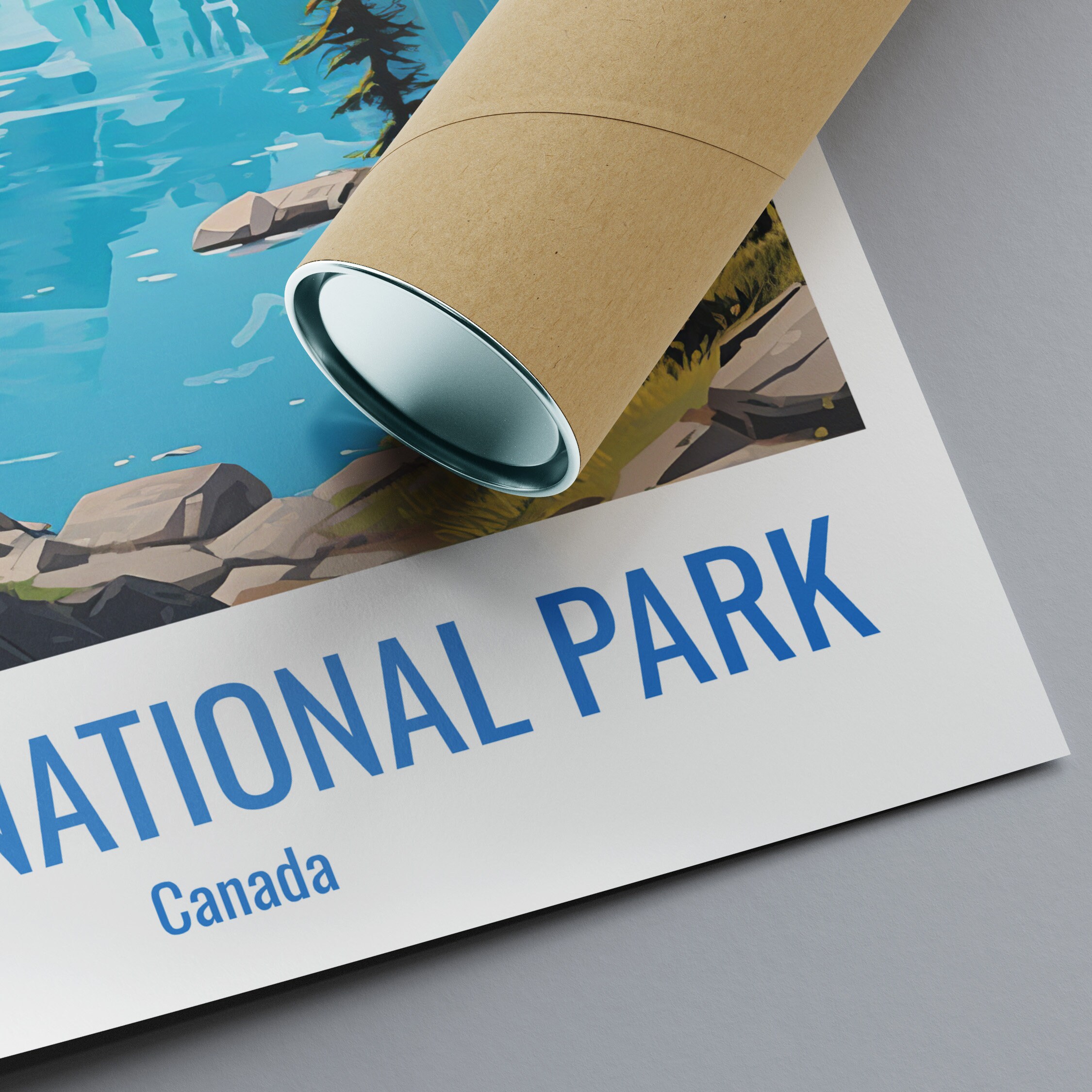 Banff National Park Travel Print Poster Banff Gift Vertical Adventure ...