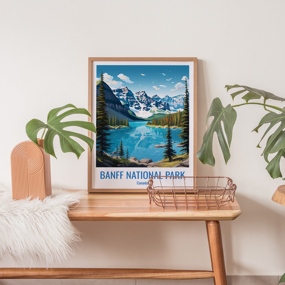 Banff National Park Travel Print Poster Banff Gift Vertical Adventure ...