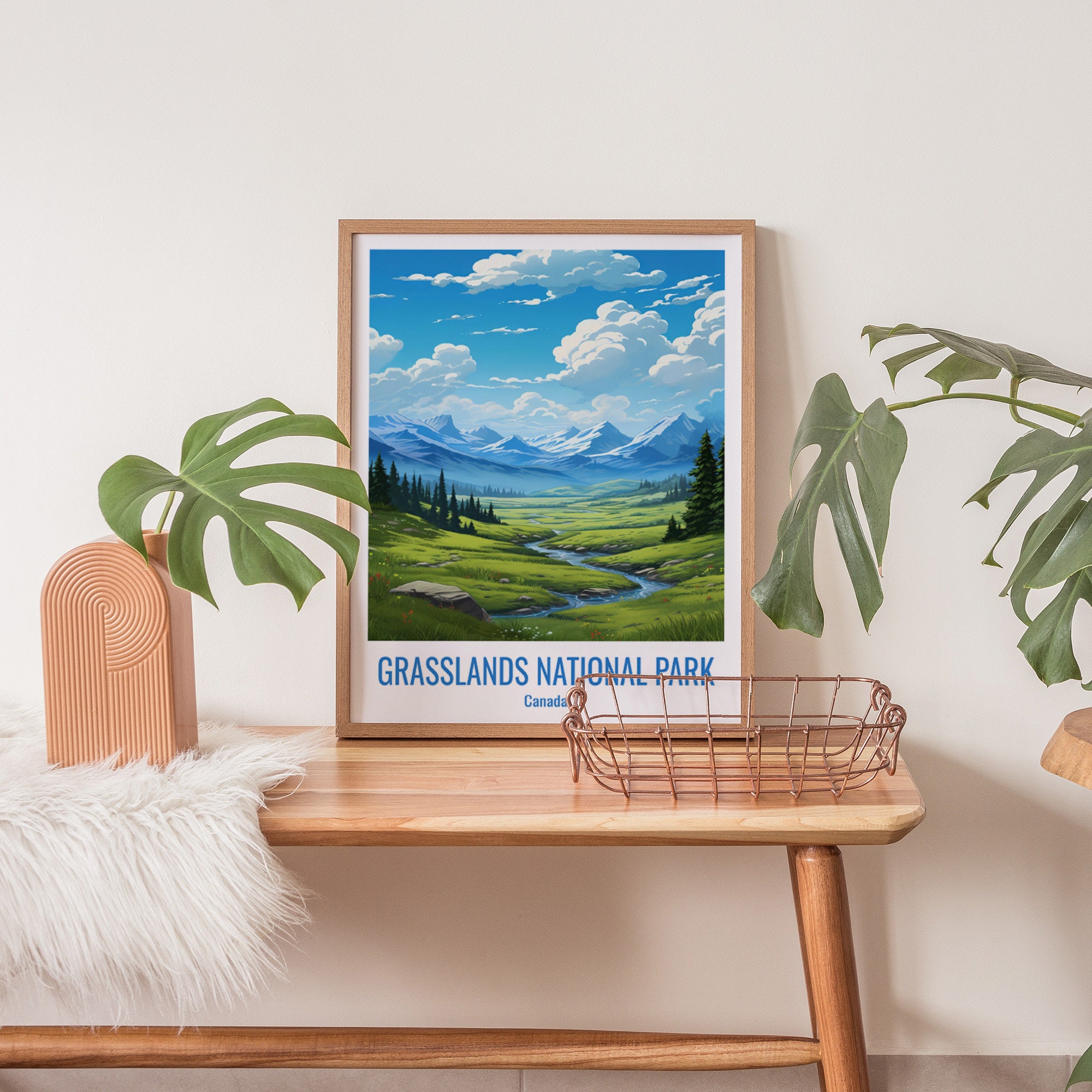 Grasslands National Park Travel Print Poster Grasslands Gift - Etsy