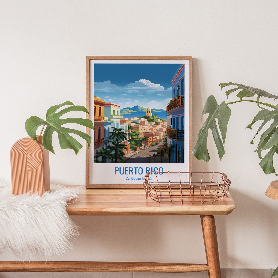 Puerto Rico Travel Print Poster Puerto Rico Gift Vertical Adventure ...