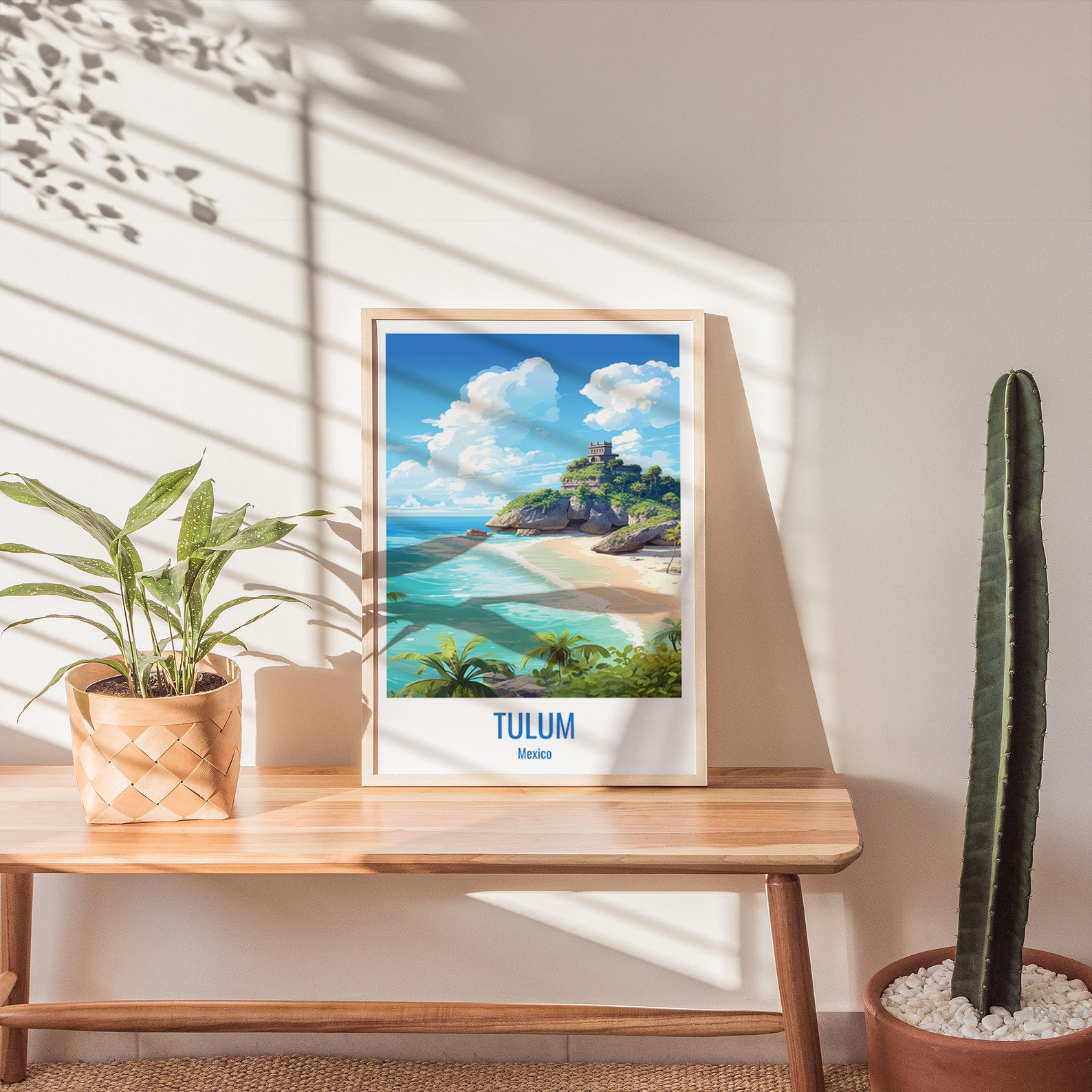 Tulum Mexico Poster | Tulum Wall Art | Tulum Travel Print | Riviera ...