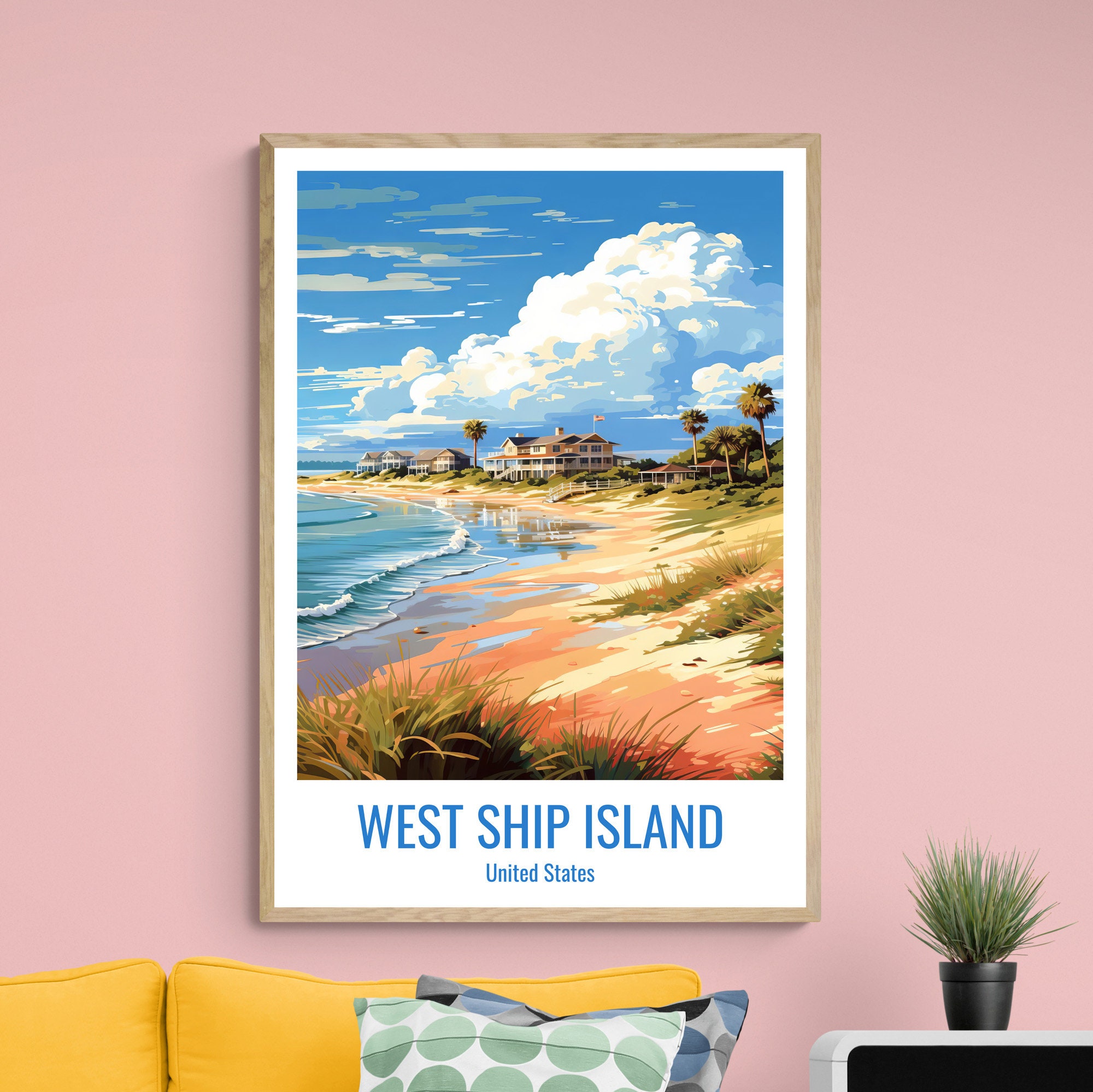 West Ship Island Poster West Ship Island Print West Ship - Etsy