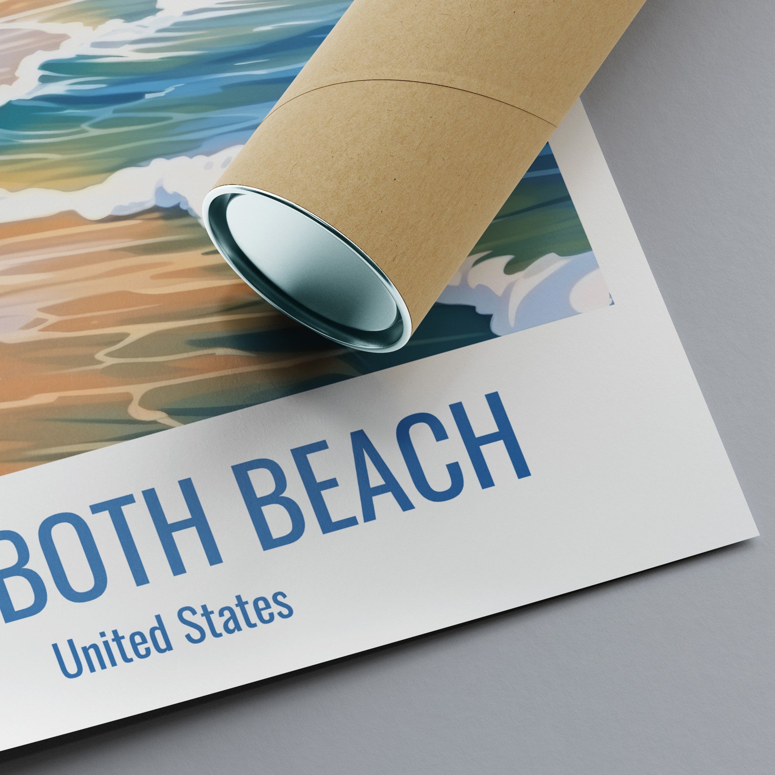 Rehoboth Beach Delaware Poster | DE Atlantic Beach Wall Art | Boardwalk ...