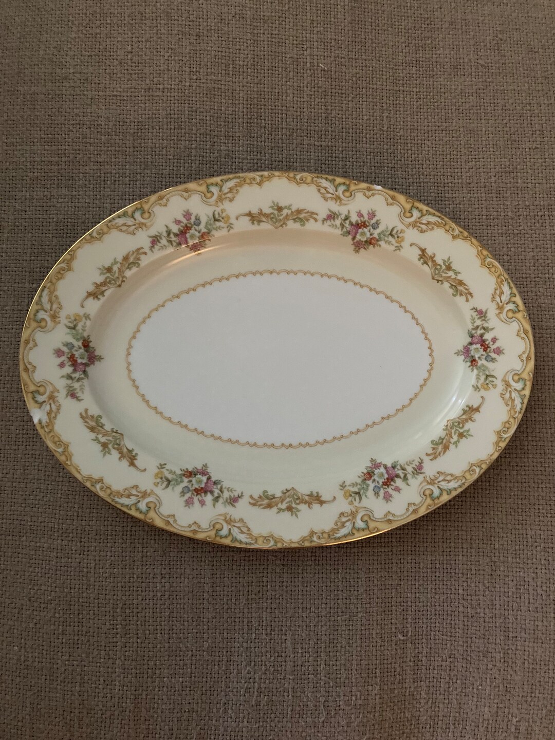 Noritake M Floral Pattern Serving Tray Platter - Etsy