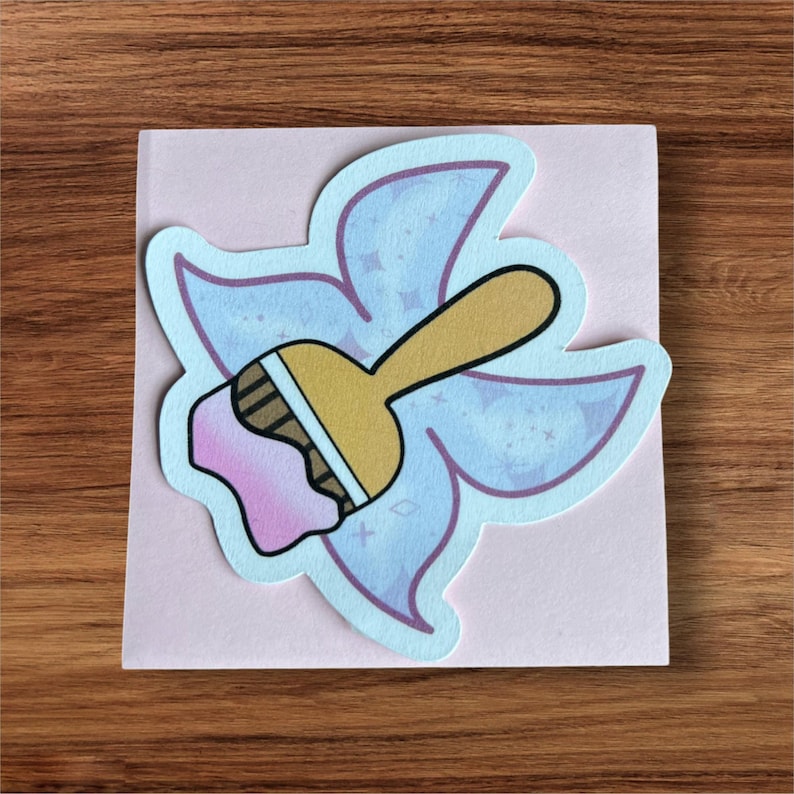 Neopets Sticker Set: Faerie Petpet Paint Brush & Faerie Paint Brush ...