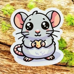 Adorable Mouse Stickers Sold Individually or as a Set of Three - Etsy