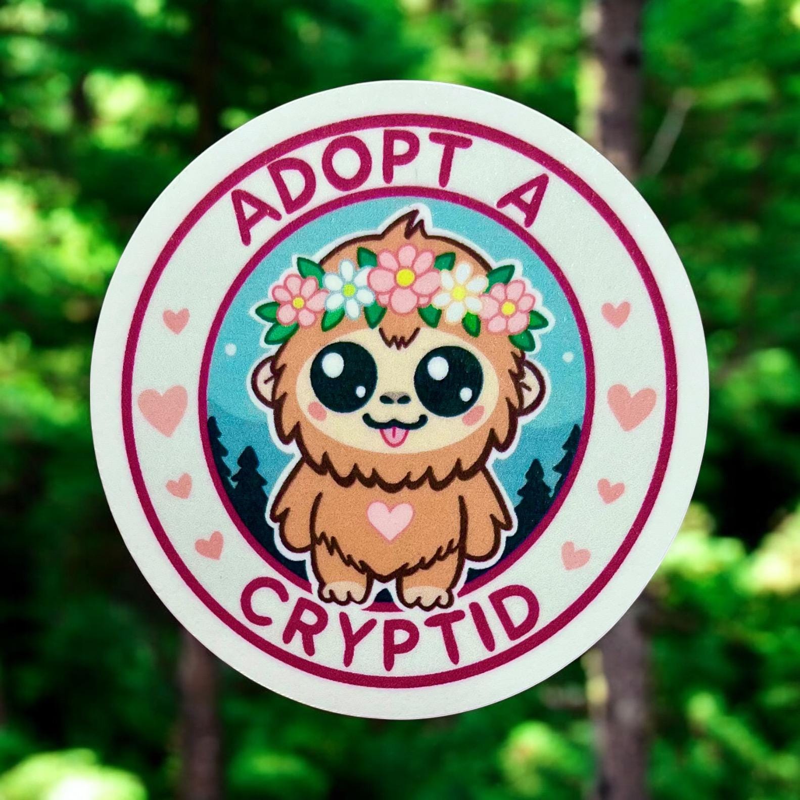 Kawaii Bigfoot Sticker & Giant Rubber Duck Kraken - Adopt a Cryptid and ...