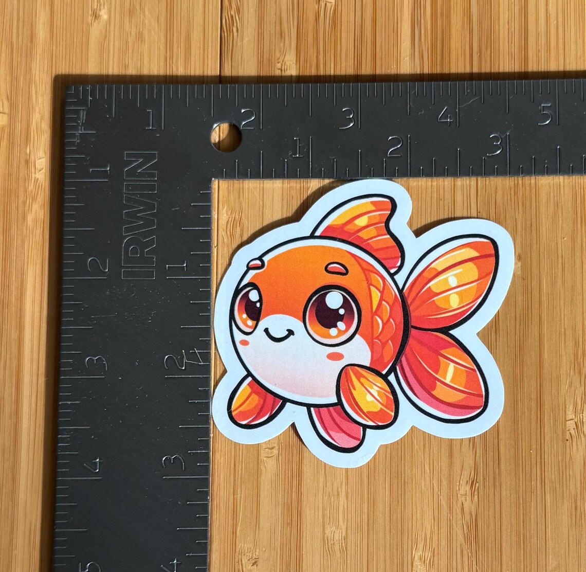 Goldfish Sticker-cute and Whimsical | Hand-drawn Sticker | 3 Inch ...