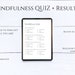Mindfulness Quiz, Quiz Template | Personality Quiz, Self Care, Self ...