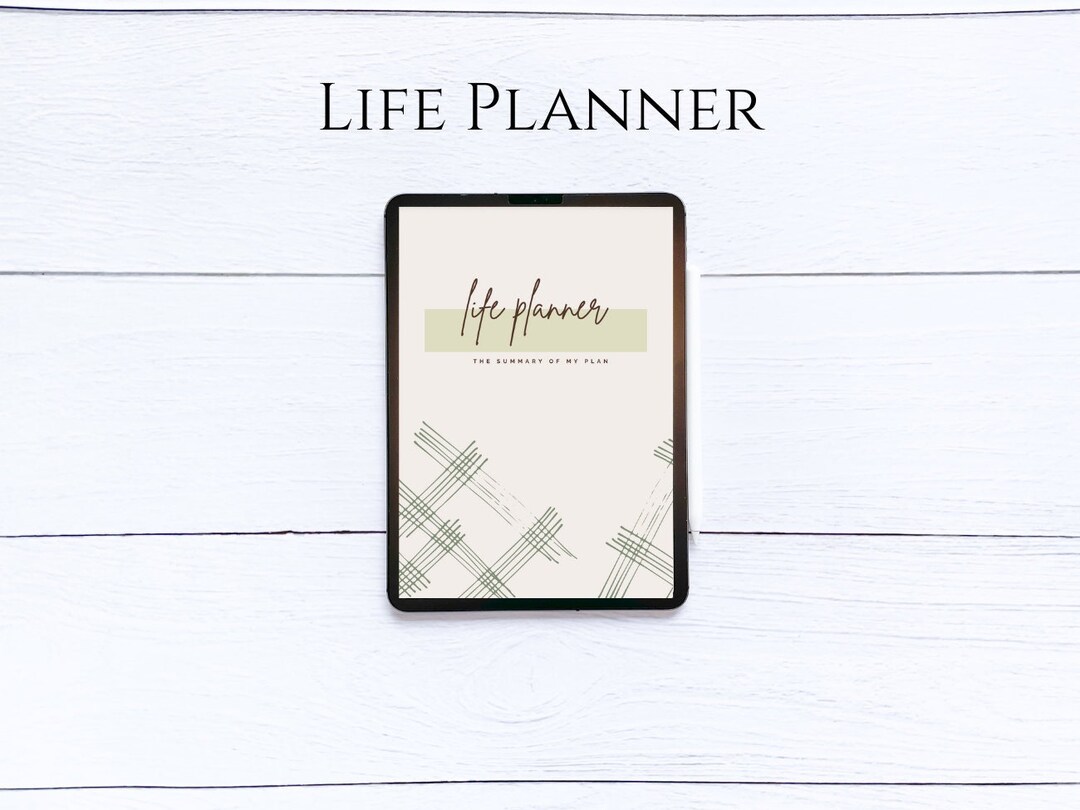 Life Planner | Printable Planner, Digital Planner, Goal Setting, Vision ...