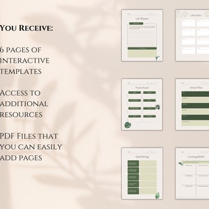 Life Planner | Printable Planner, Digital Planner, Goal Setting, Vision ...