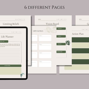 Life Planner | Printable Planner, Digital Planner, Goal Setting, Vision ...