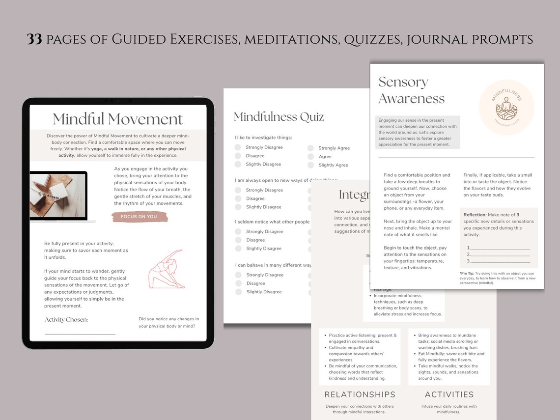Self Care Workbook | Digital Workbook | Stress Relief | iPad Planner ...