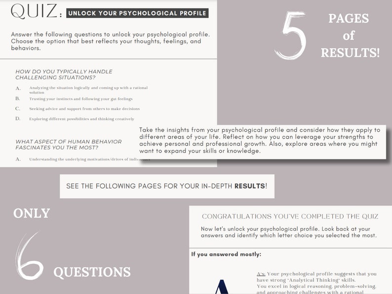 What Is Avo Profile Quiz
