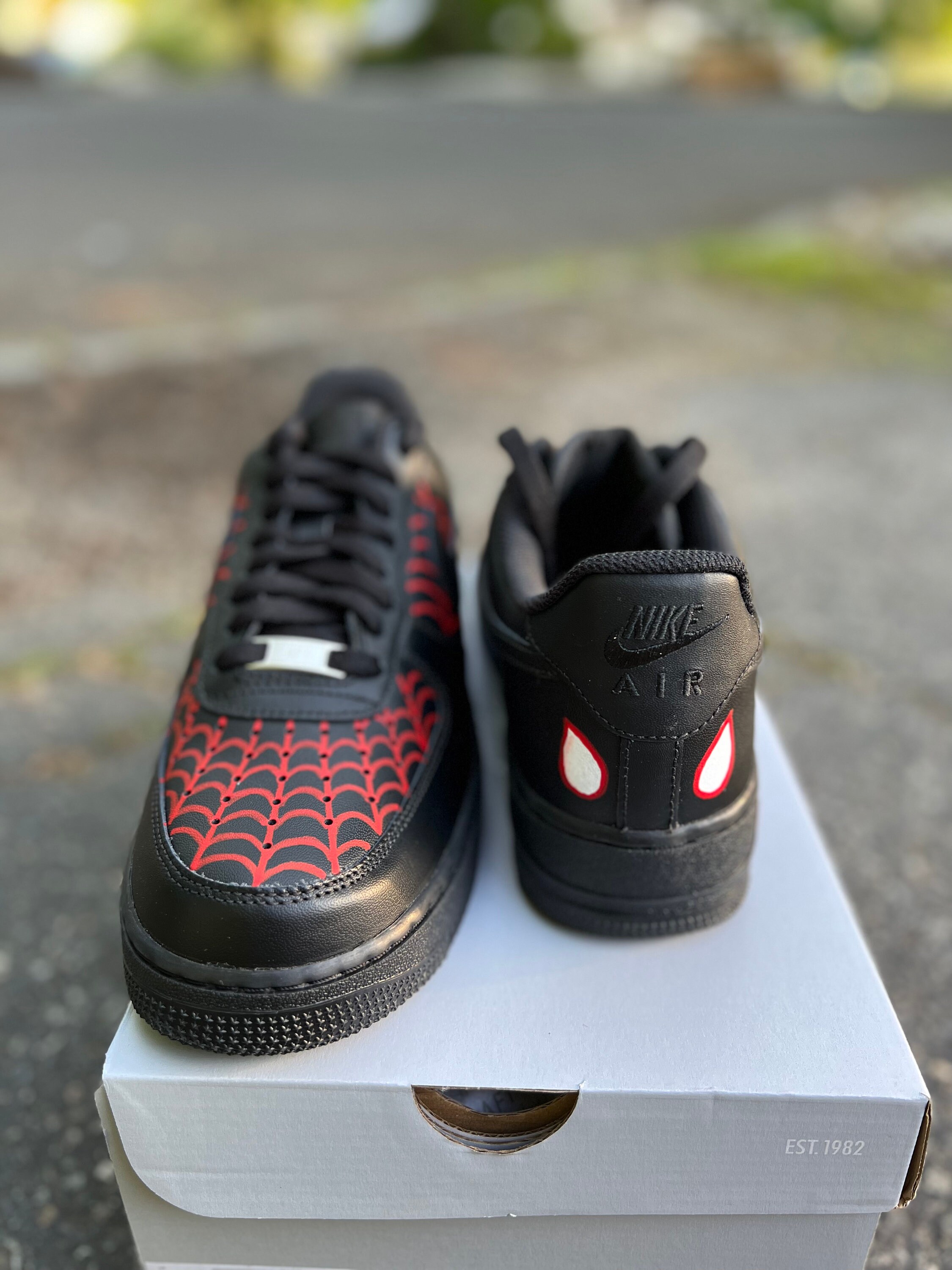 Custom Spider Web Air Force 1 Sneakers, Multi-color Optional - Etsy