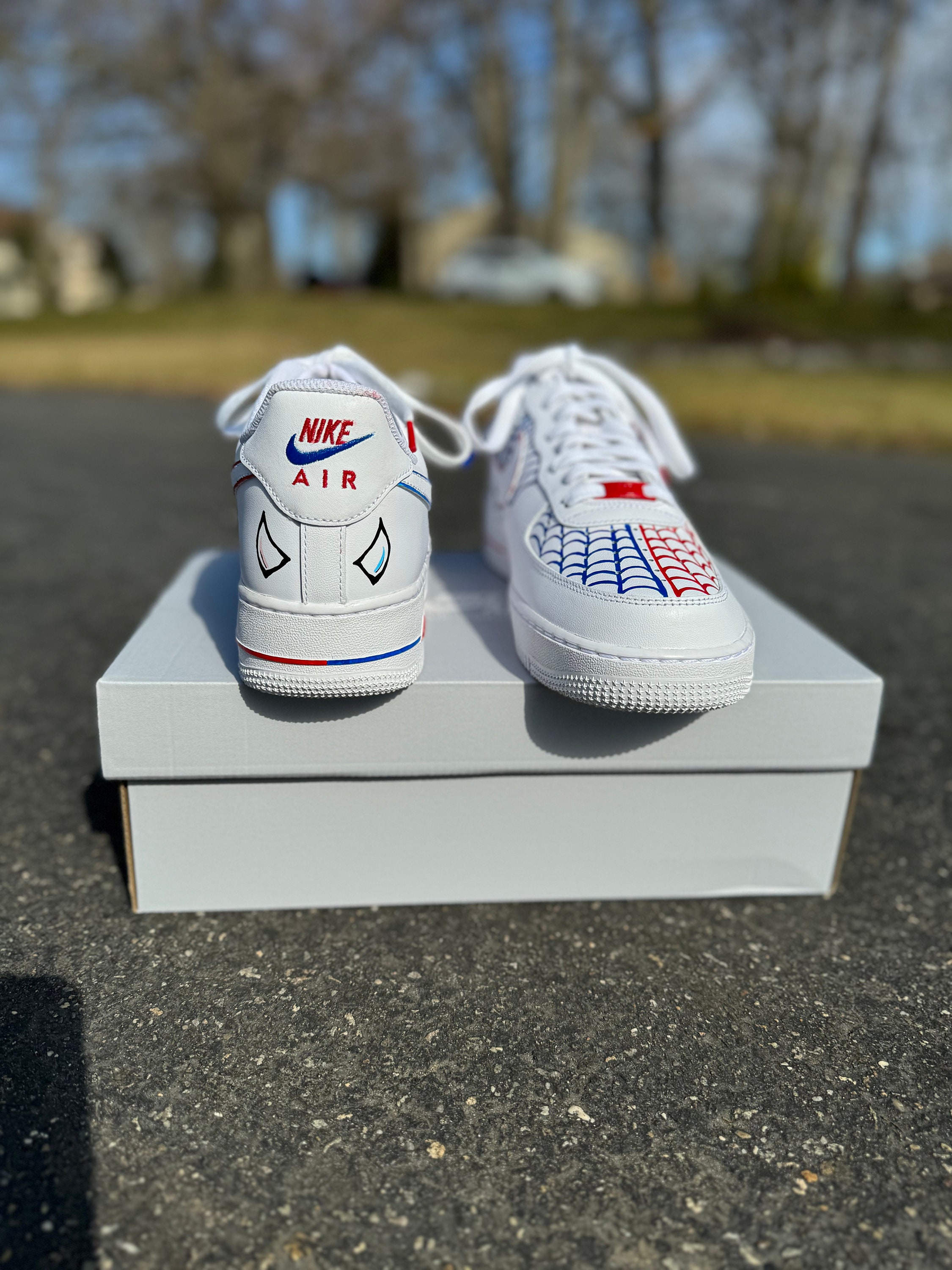 Custom Spider Web Air Force 1 Sneakers, Multi-color Optional - Etsy