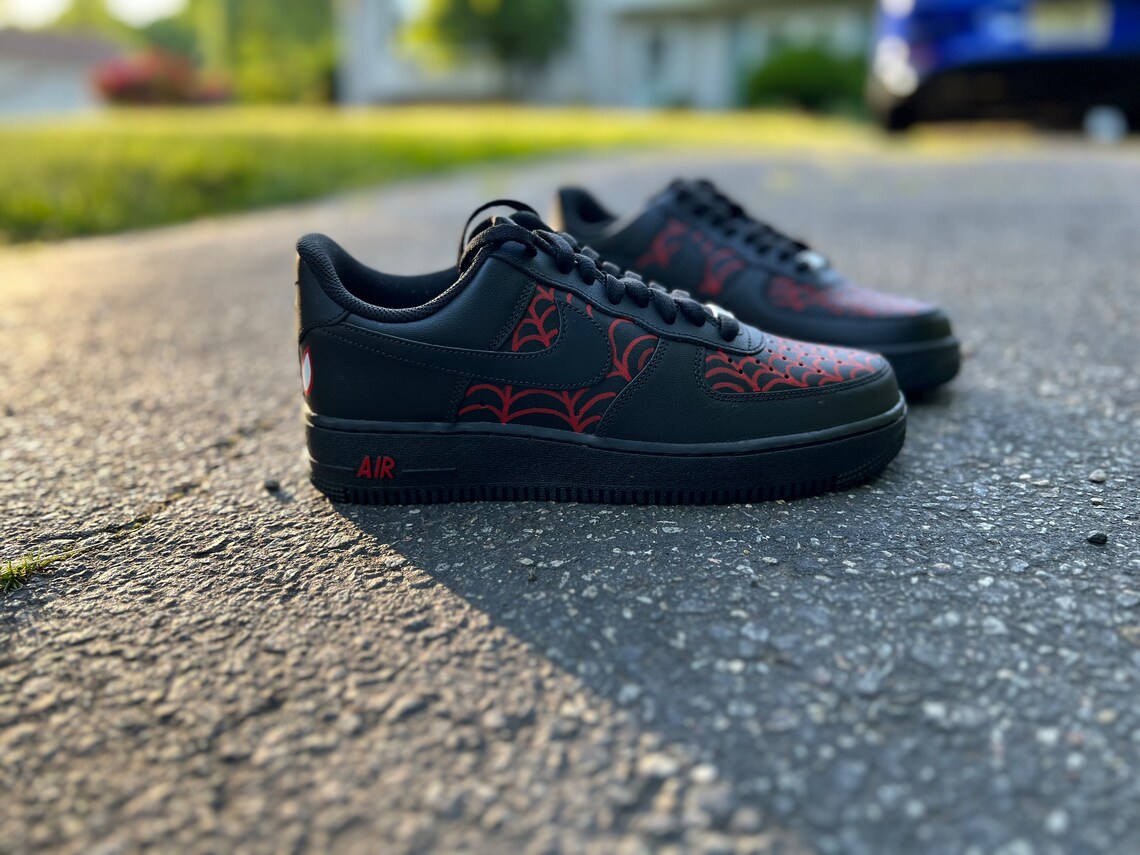 Custom Spider Web Air Force 1 Sneakers, Multi-color Optional - Etsy