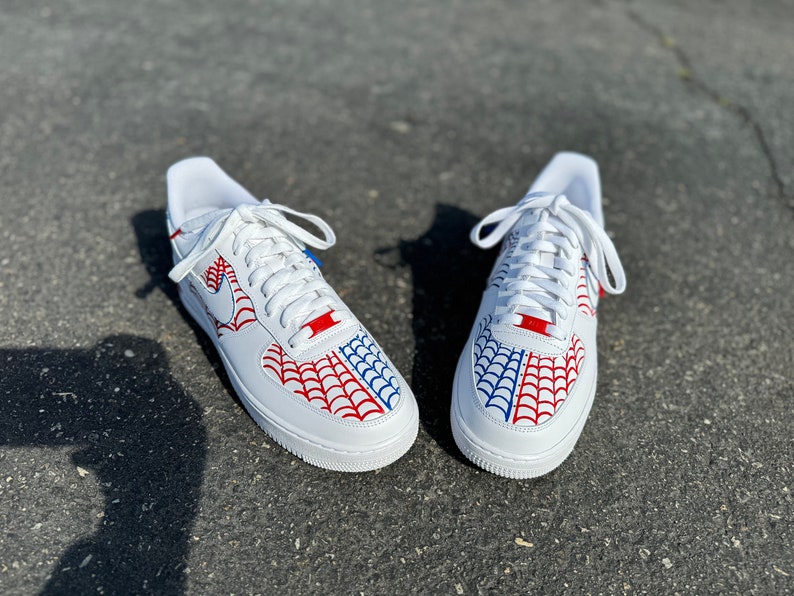 Custom Spider Web Air Force 1 Sneakers, Multi-color Optional - Etsy