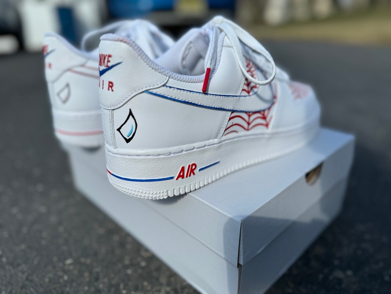 Custom Spider Web Air Force 1 Sneakers, Multi-color Optional - Etsy