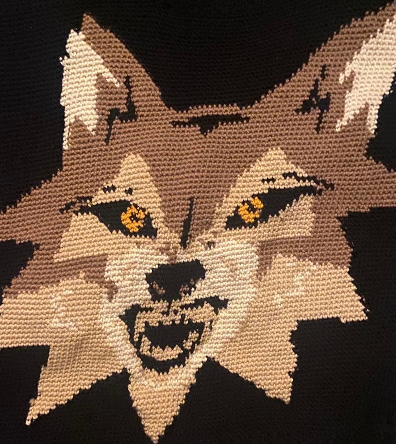 Completed Crochet Wolf Sweater - Etsy