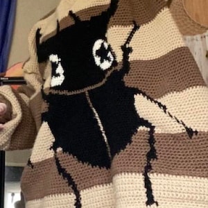 Beetle Bug Crochet Sweater Pattern - Etsy