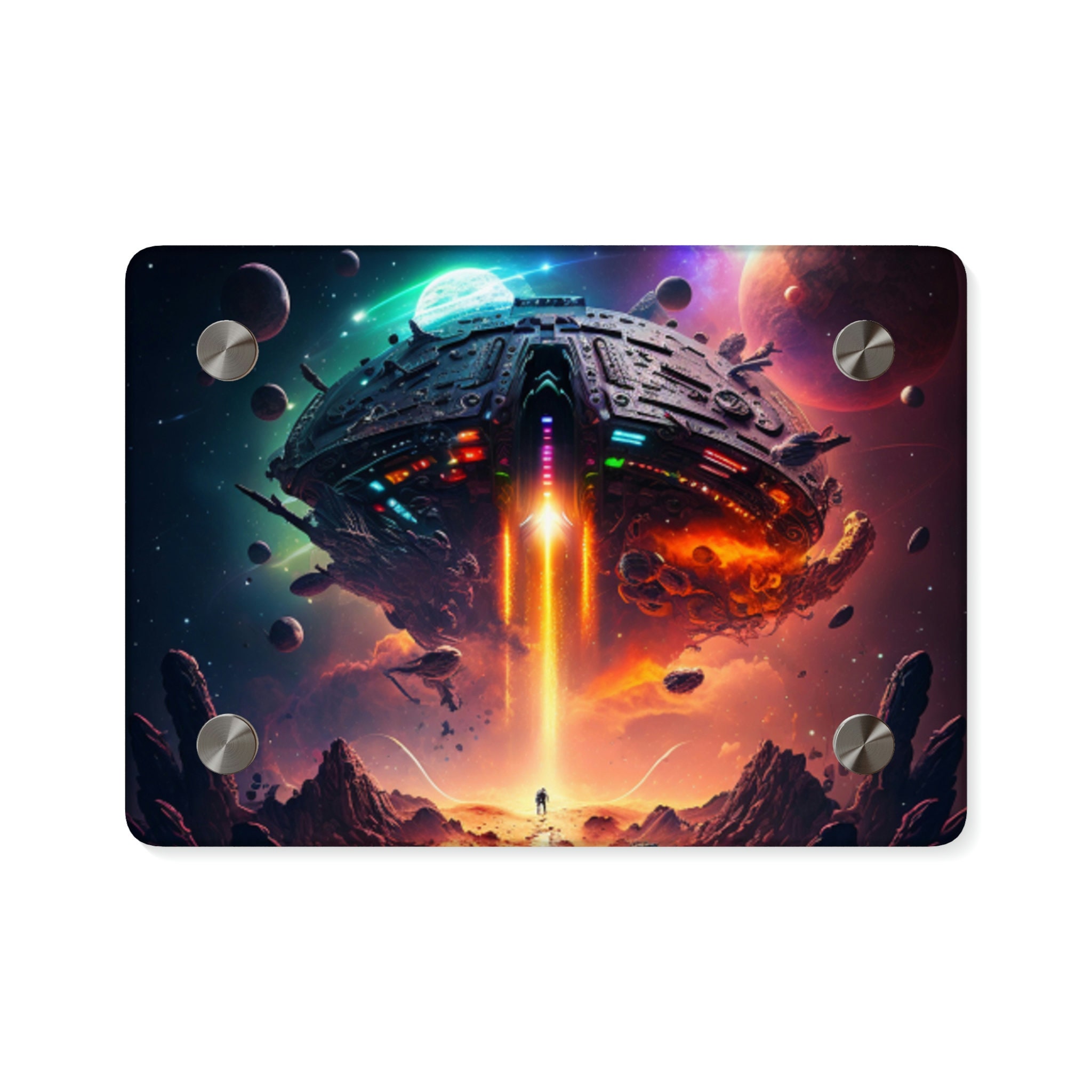 Alien Spaceship Acrylic Wall Art Panels - Etsy