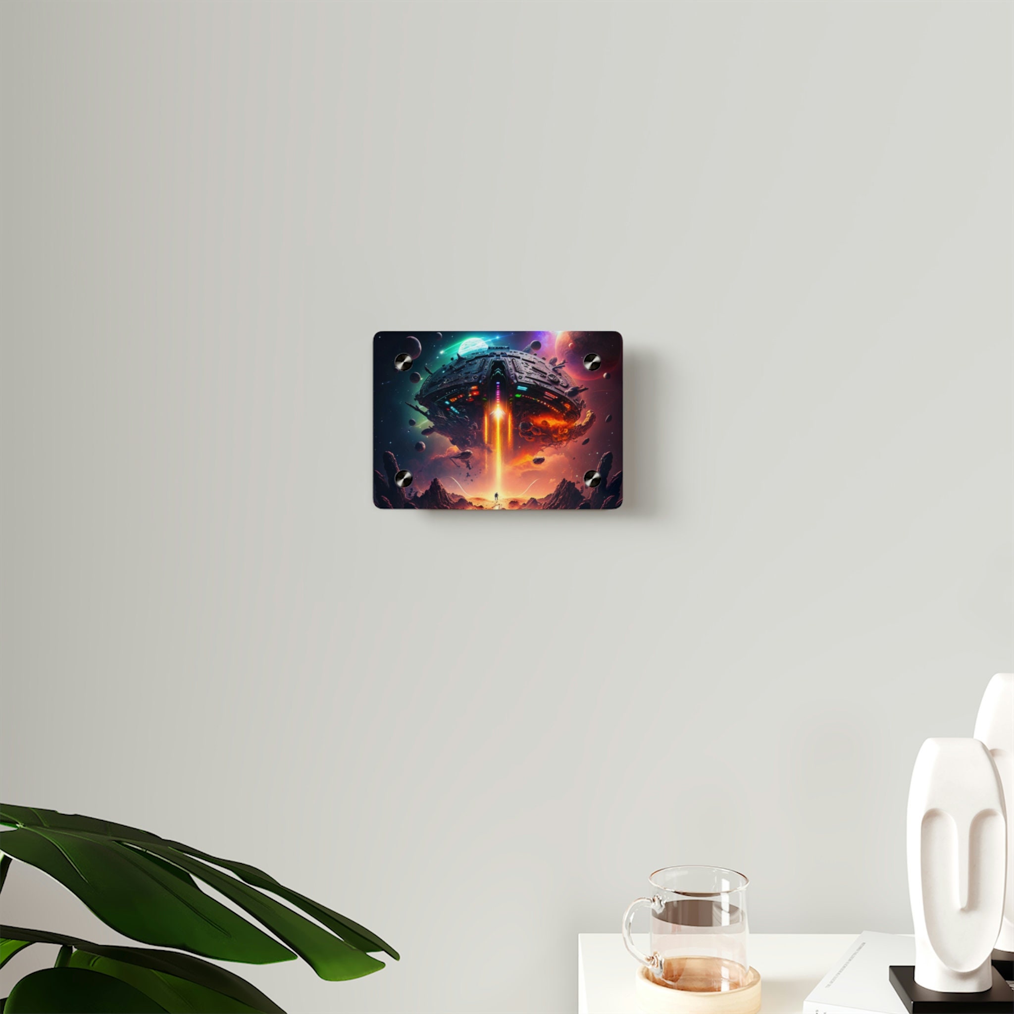 Alien Spaceship Acrylic Wall Art Panels - Etsy