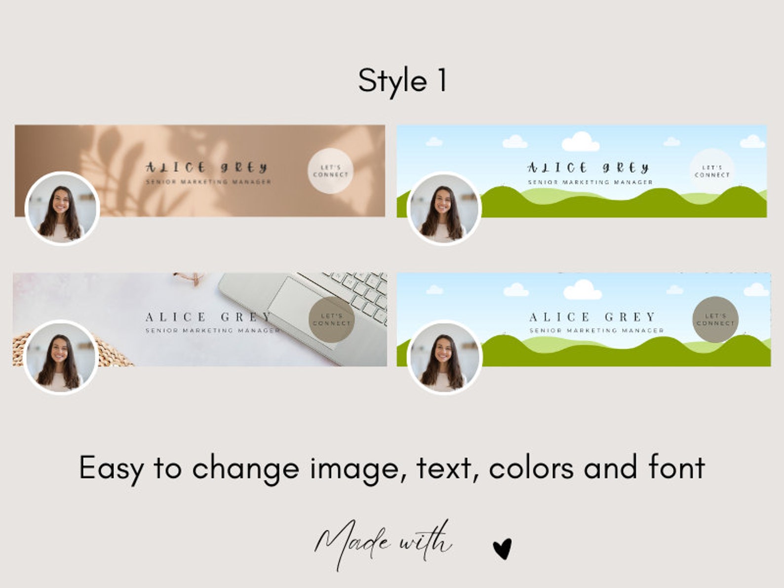 Linkedin Banner Professional / Ready to Download / Canva Template - Etsy