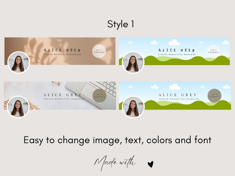 Linkedin Banner Professional / Ready to Download / Canva Template - Etsy