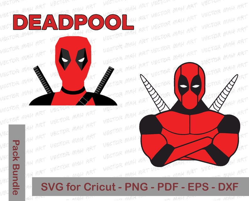 Deadpool Svg Bundle, Deadpool Png, Deadpool Cricut,silhouette Clipart ...