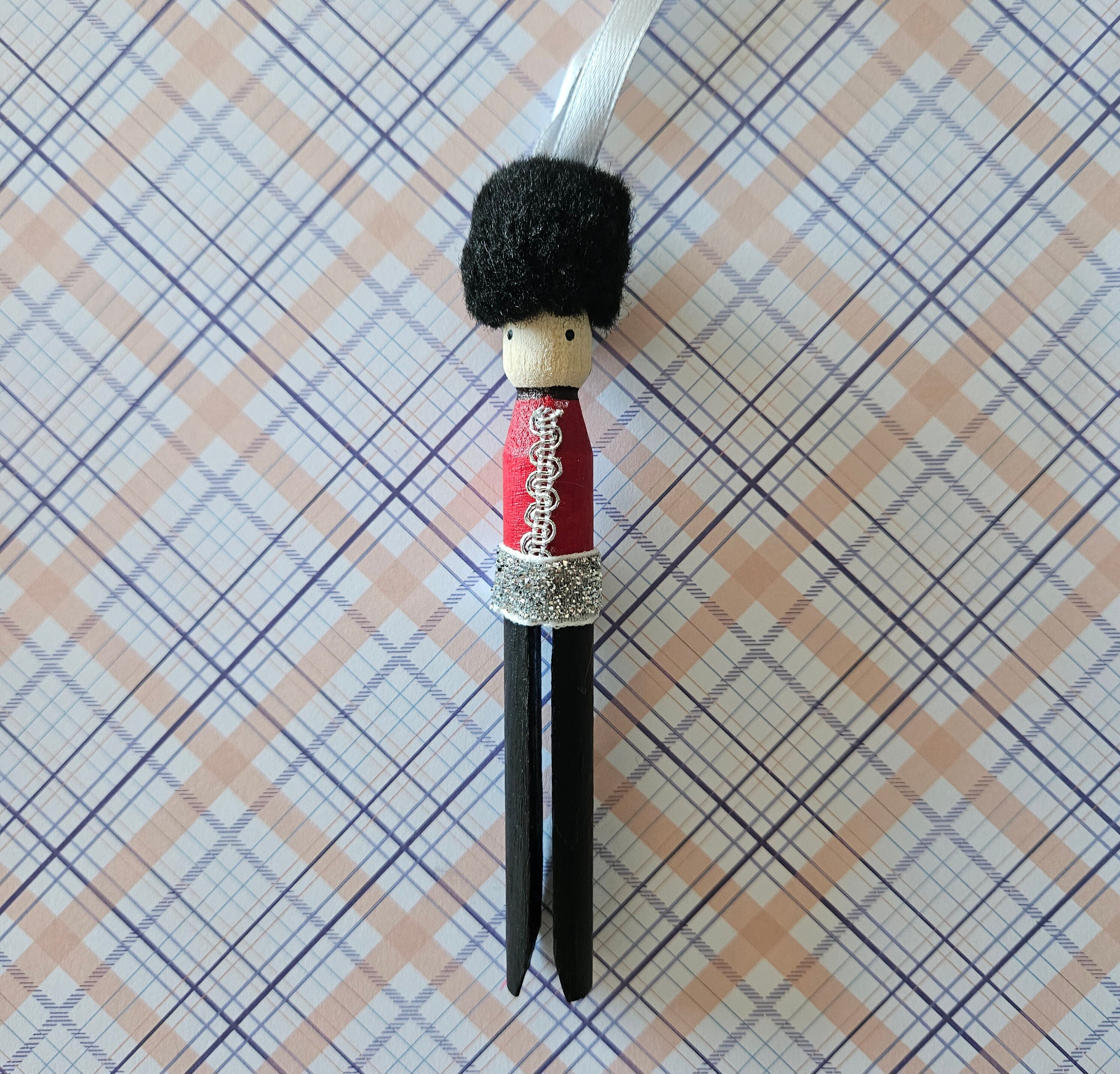 Toy Soldier Clothespin Doll to Hang in Your Christmas Tree or ...
